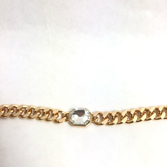 Jessica Simpson | Jewelry | Jessica Simpson Stone Link Collar Necklace ...